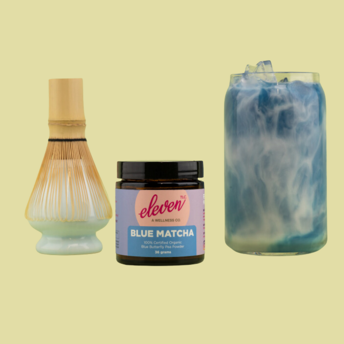 Blue Matcha Powder (36 G) | Organic | 18 Servings | Eleven TLC