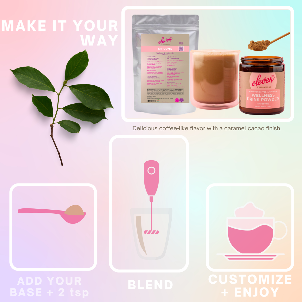 Shroomie Mushroom Coffee Alternative – 500g Bulk for Food Service & Re ...